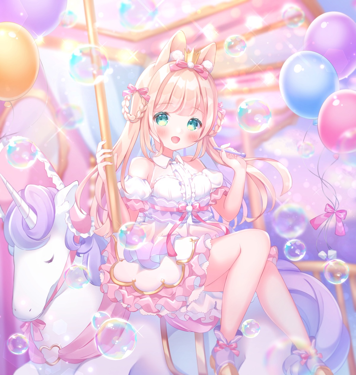 omochi monaka animal ears bunny ears dress skirt lift | #709182 | yande.re